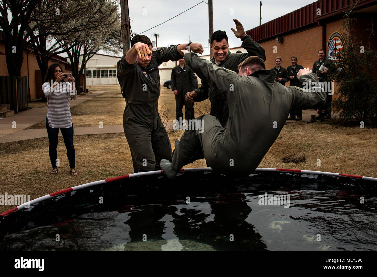 U.S. Air Force 2nd Lt. Trace Webster, 71st Student Squadron pilot, is ...