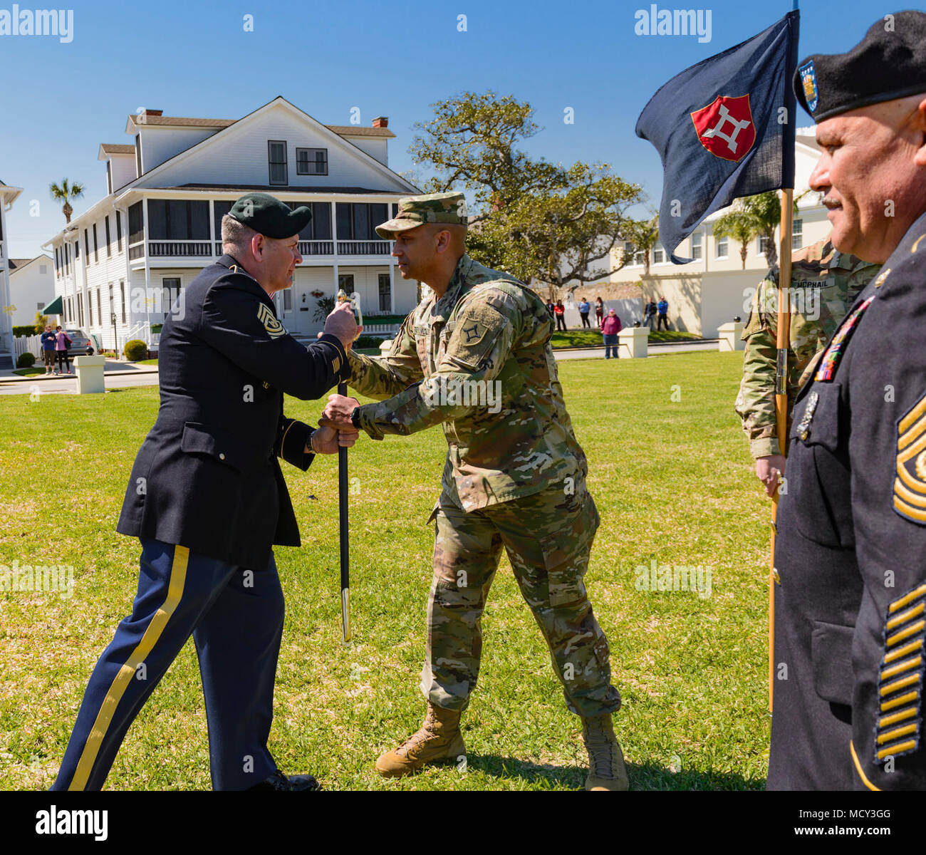 Incoming state command sergeant major for the Florida Army National ...