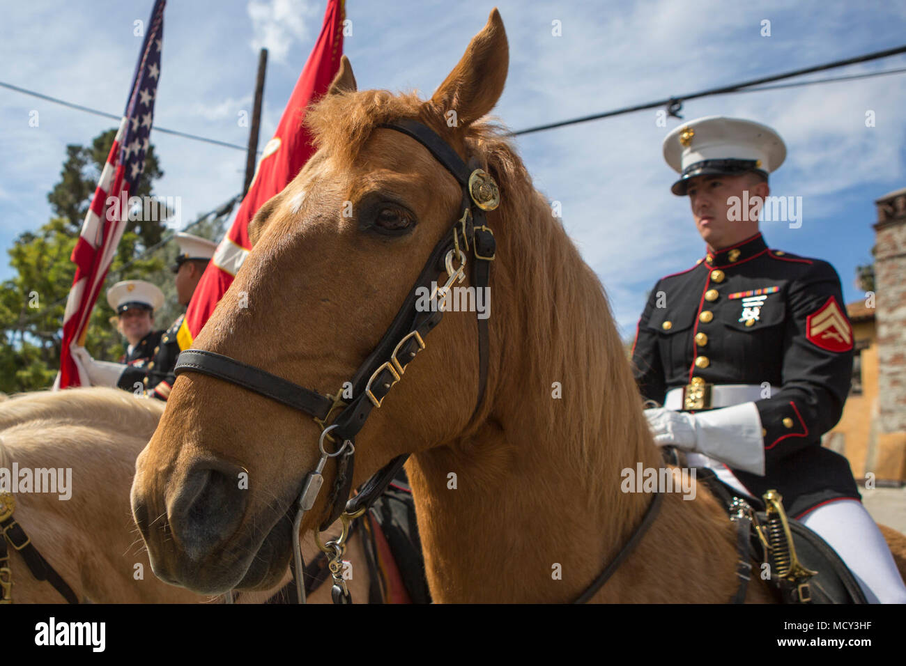 SAN JUAN CAPISTRANO (March 24, 2018) – The Marine Corps Mounted Color ...