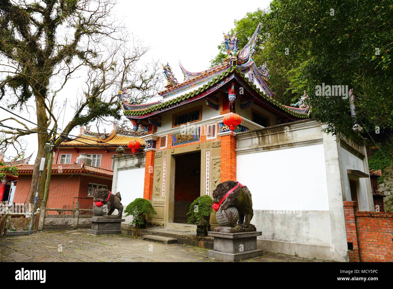 Traditional architecture of ancient chinese temple in Taiwan Stock ...