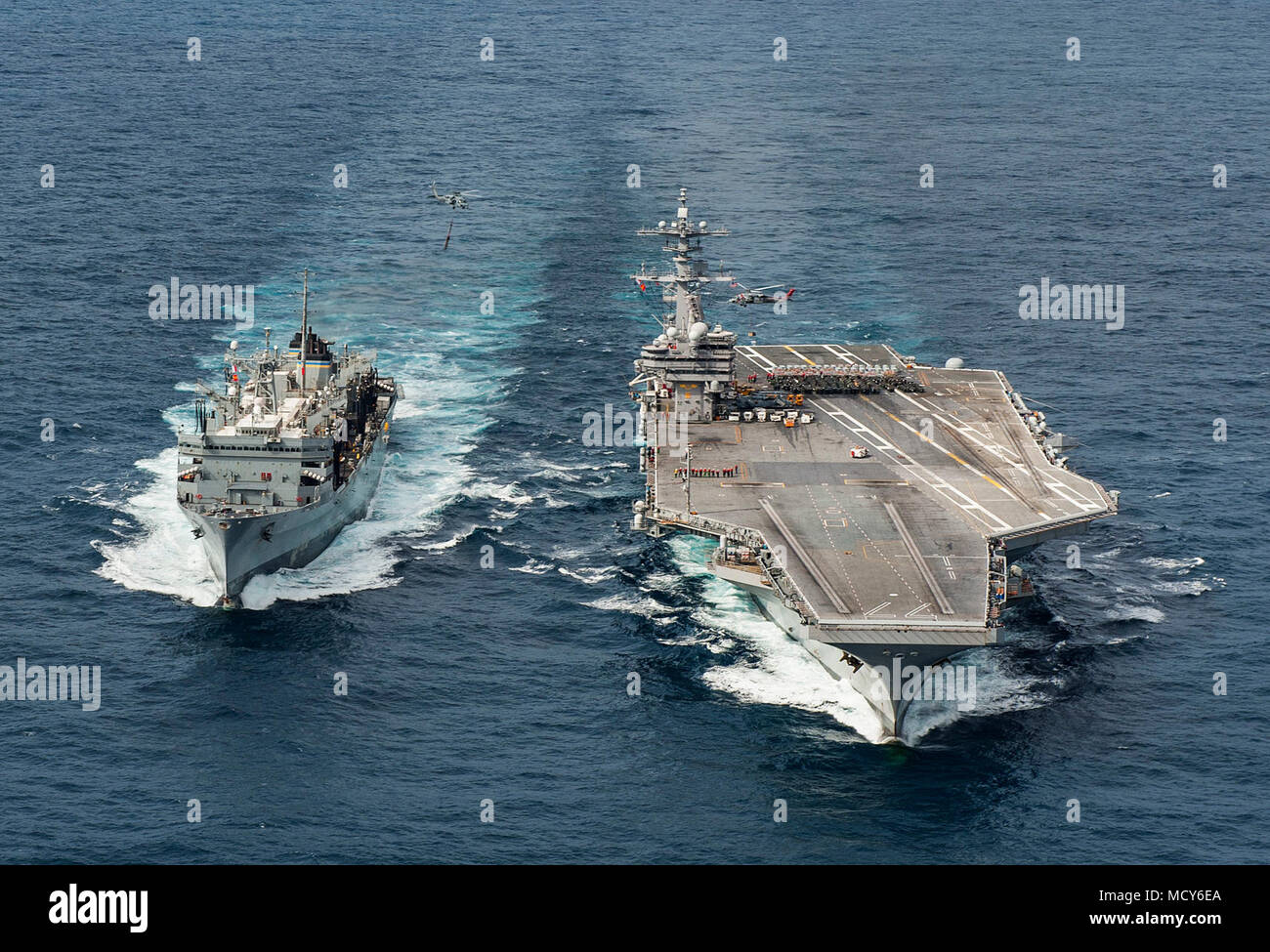 ATLANTIC OCEAN (March 27, 2018) The fast combat support ship USNS ...