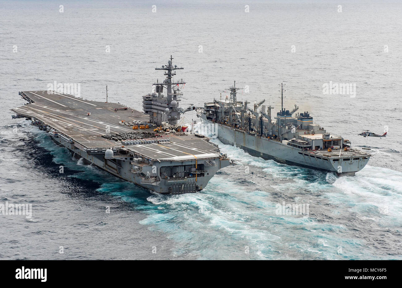 ATLANTIC OCEAN (March 27, 2018) The fast combat support ship USNS ...