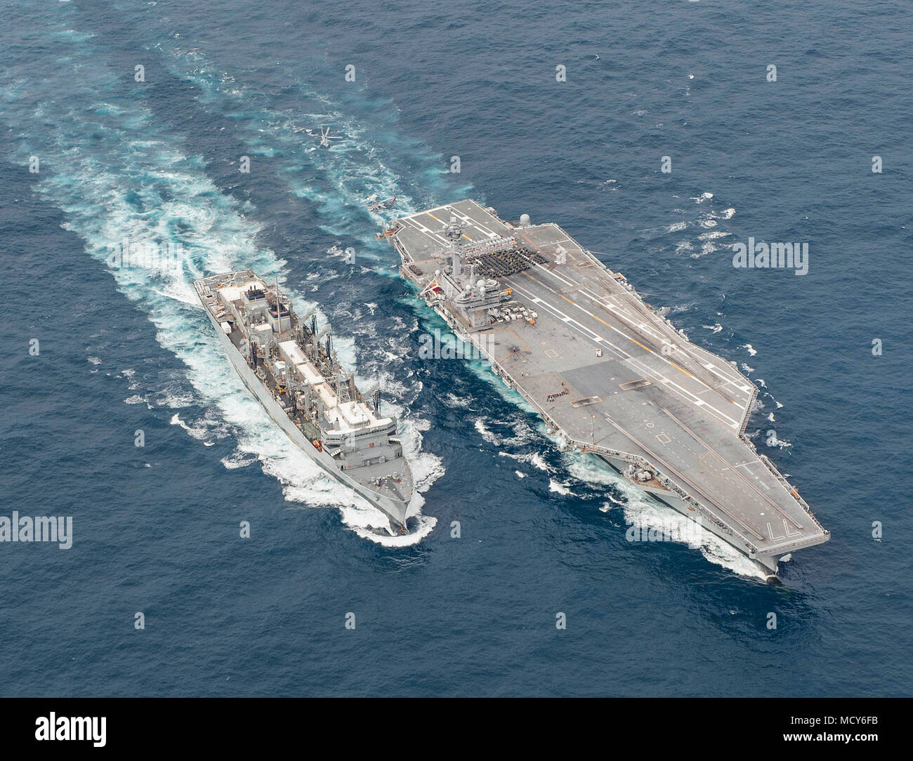 ATLANTIC OCEAN (March 27, 2018) The fast combat support ship USNS ...