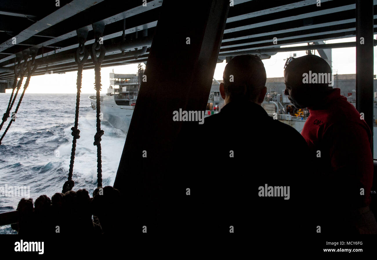 ATLANTIC OCEAN (March 27, 2018) Command Master Chief Huben Phillips ...