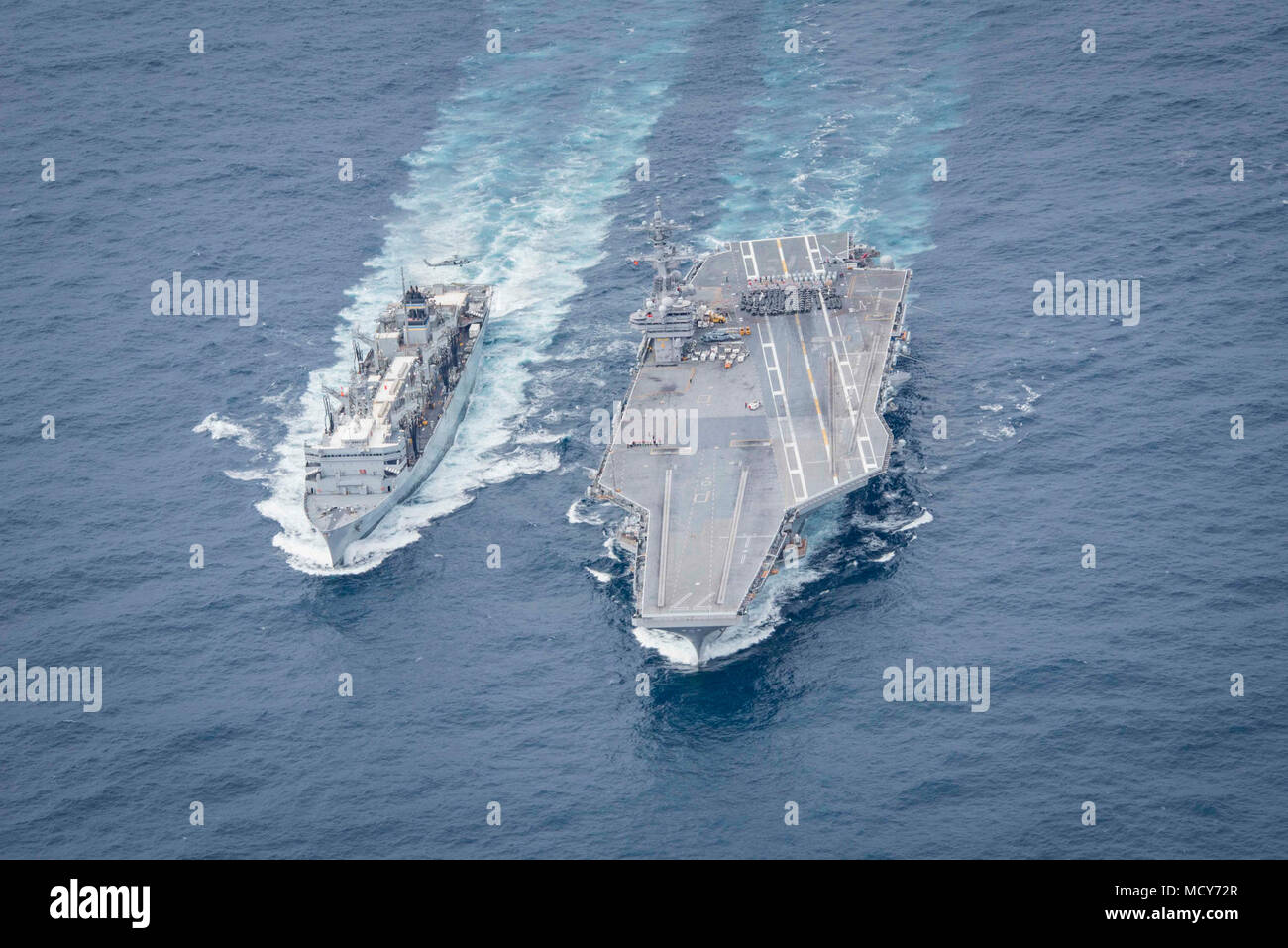ATLANTIC OCEAN (March 27, 2018) The fast combat support ship USNS ...
