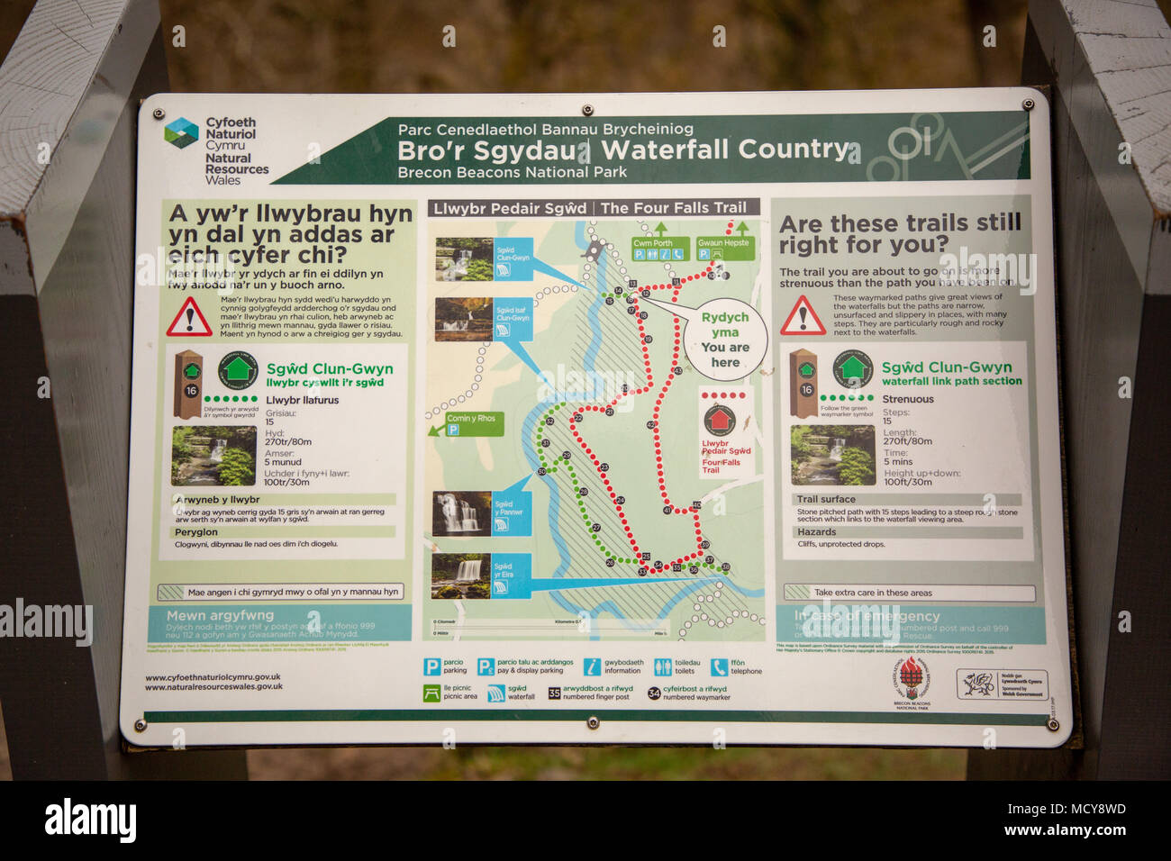 Waterfall Country, Four Waterfalls - Brecon Beacons, National park ...