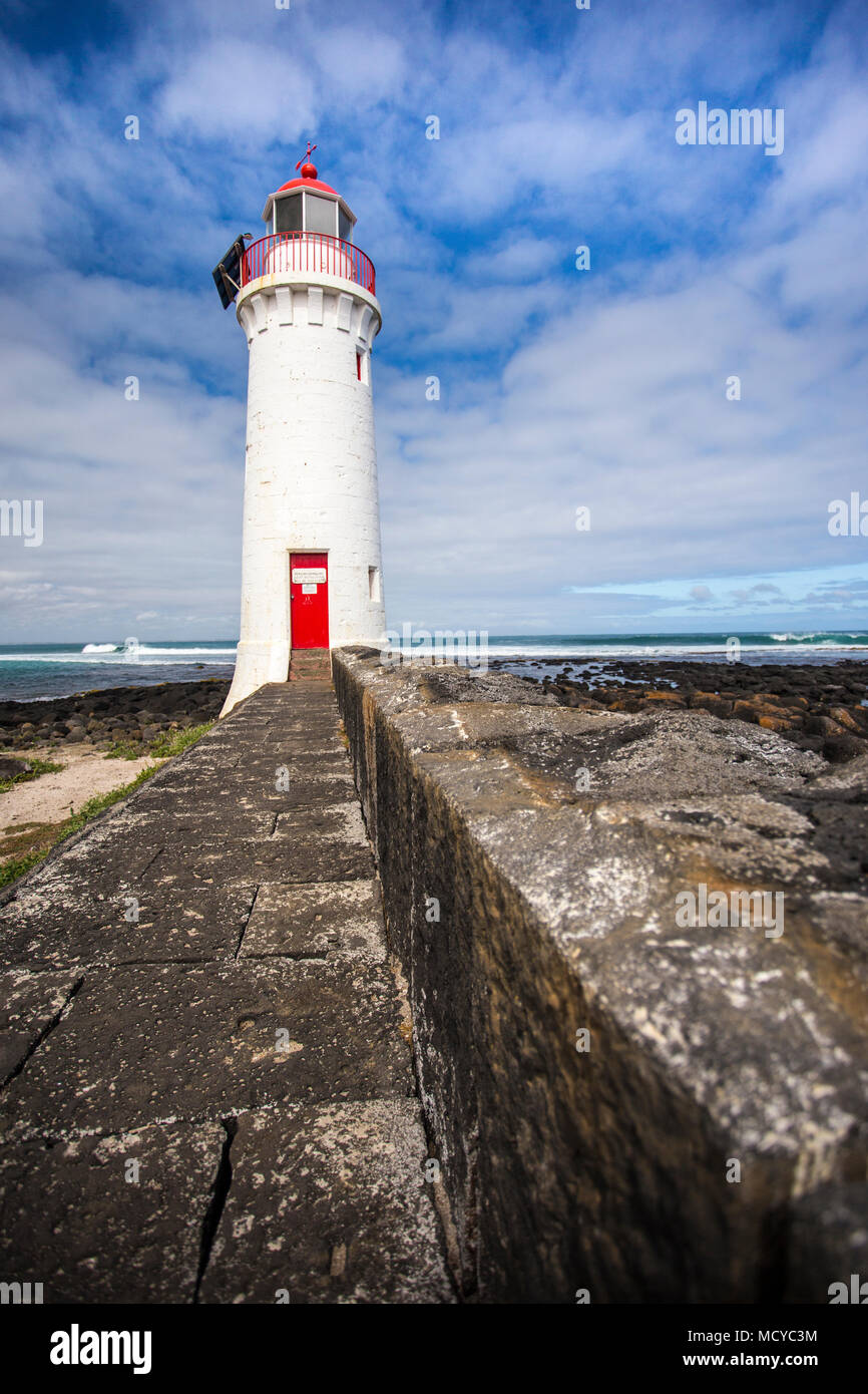 Lighthouse at Griffiths Island Port Fairy great ocean road melbourne ...
