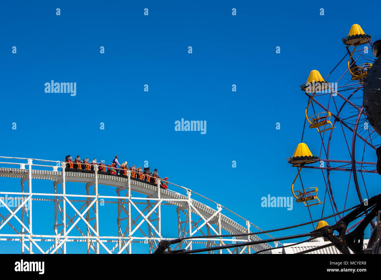 Scenic railway rides at historic amusement park melbourne australia ...