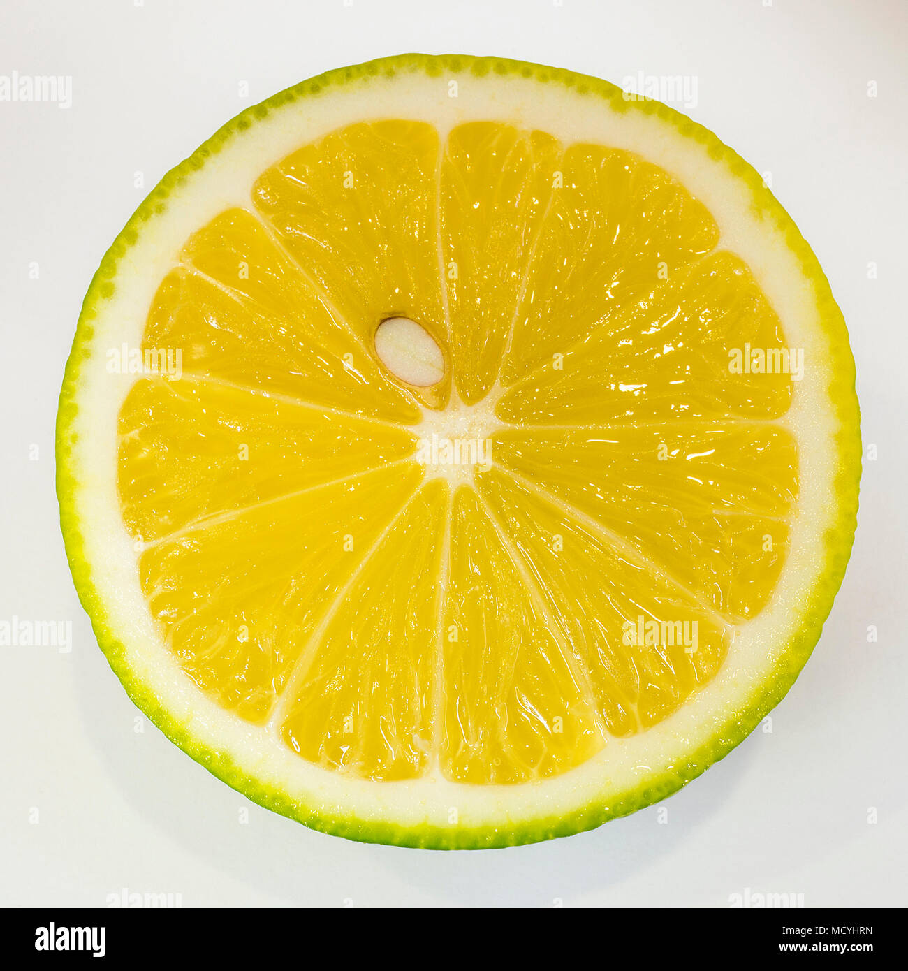 A Slice of Lemon Stock Photo - Alamy