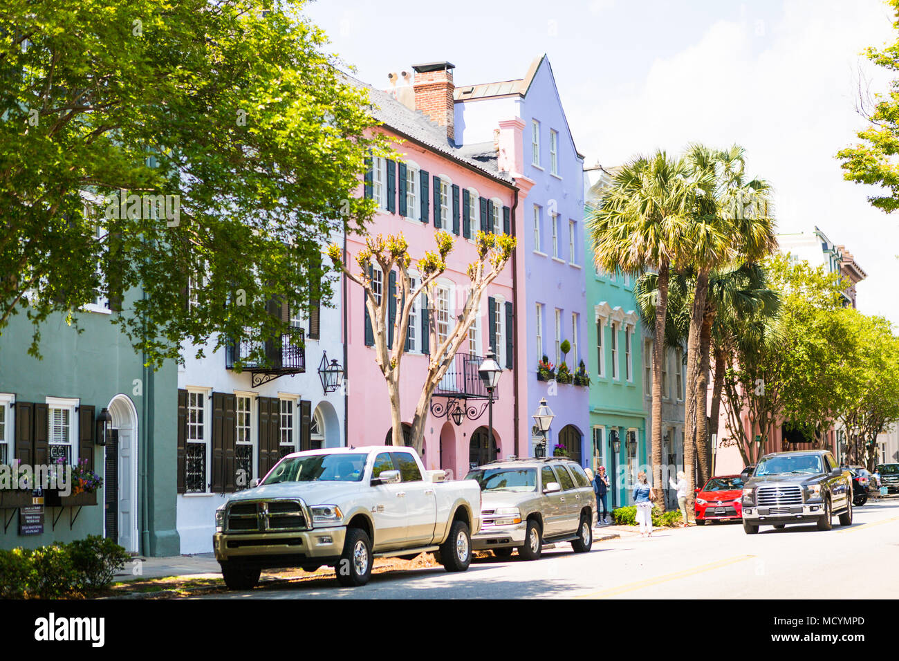 Rainbow row charleston south carolina hi-res stock photography and ...