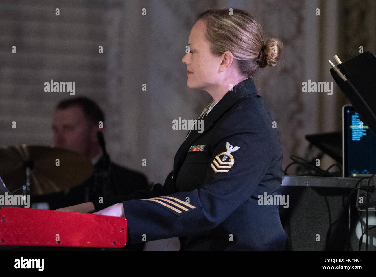 180306-N-NW255-2013 SAN DIEGO (March 6, 2018) Chief Musician Caroline ...