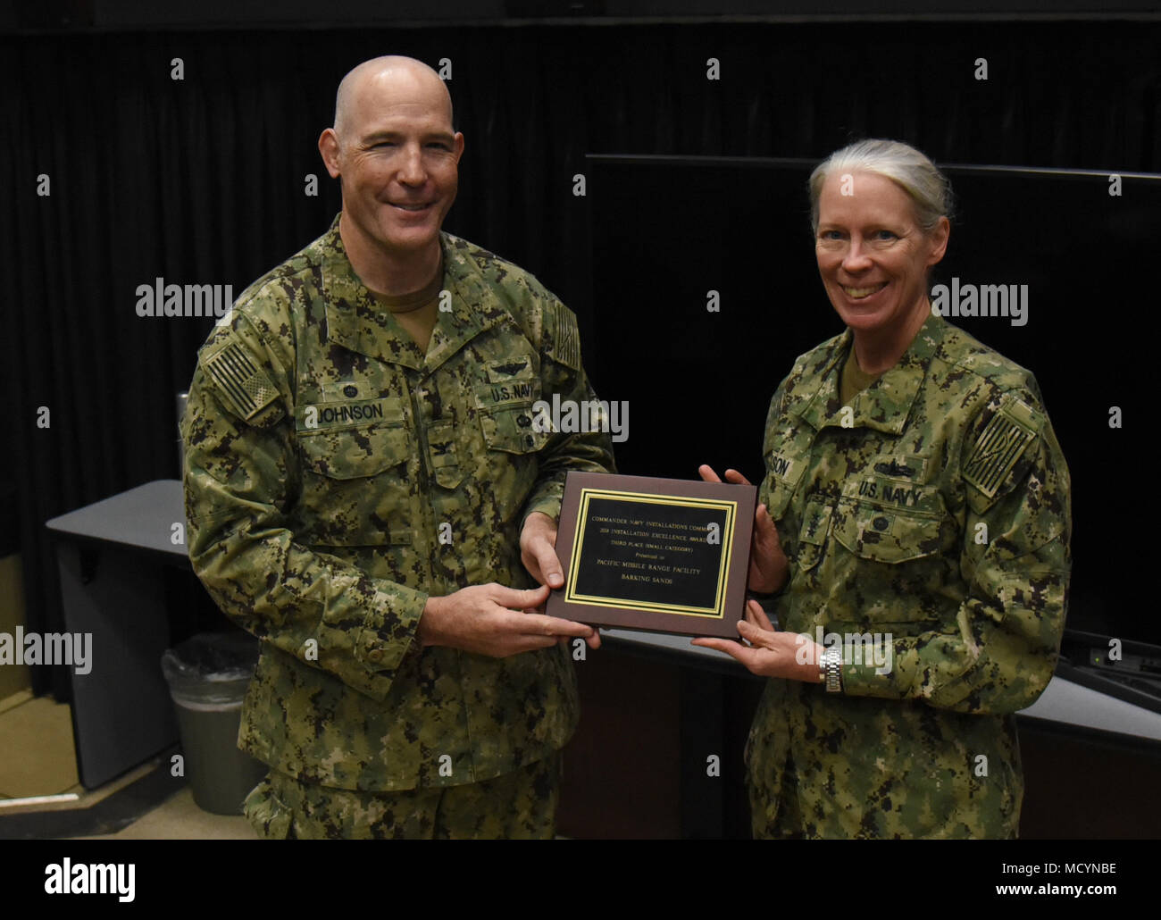 180306-N-SS432-260 BARKING SANDS, Hawaii (March 6, 2018) Vice Adm. Mary ...
