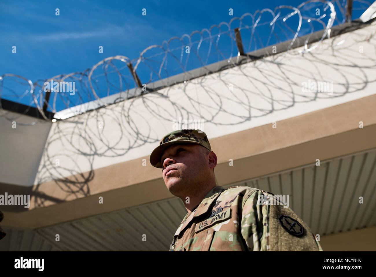 Spc. Walter Roman, a U.S. Army Reserve Soldier from the 418th Military ...
