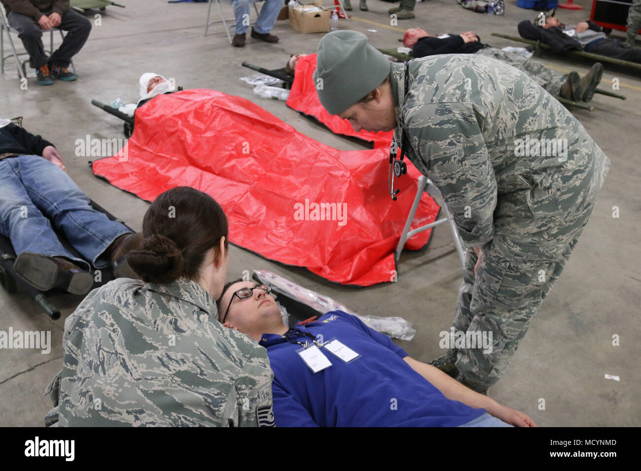 Tech. Sgt. Heather Schriver (left) and Capt. Jenn Gunter (right ...