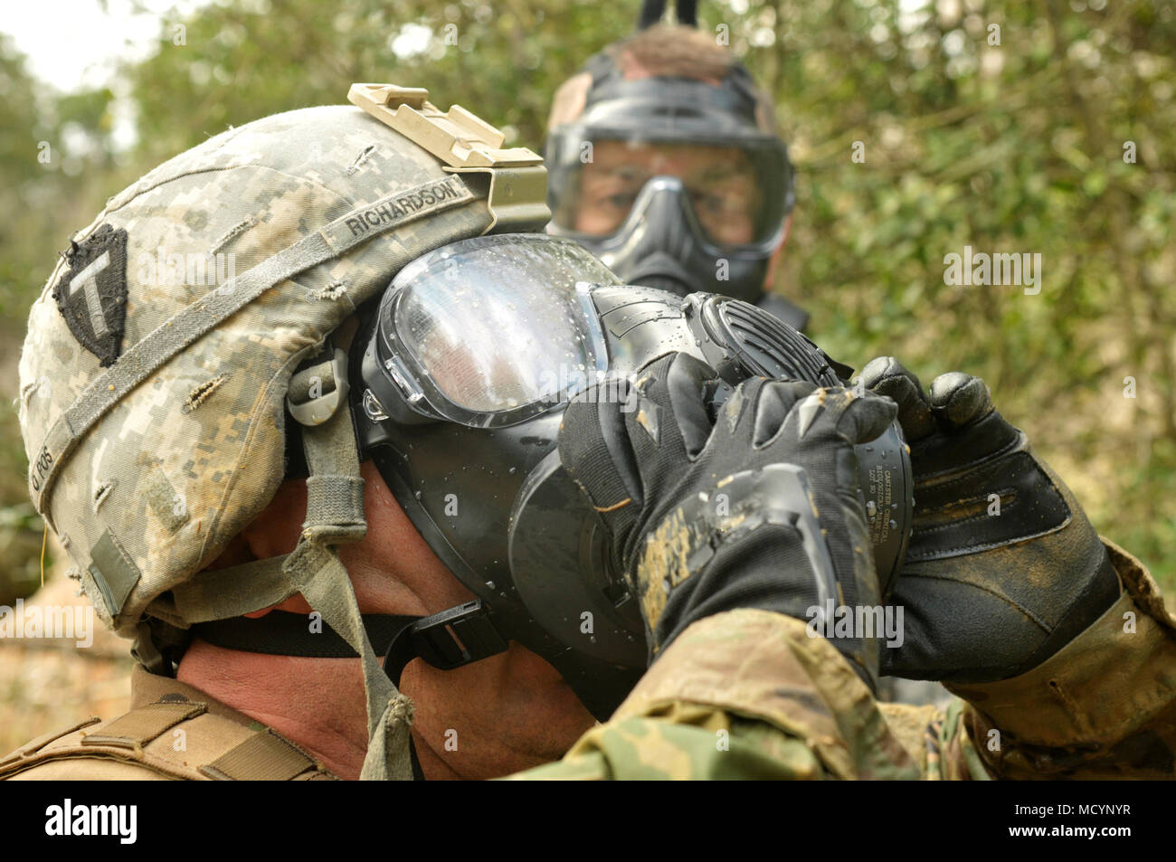 Soldiers of the 36th Infantry Division showed their strength and ...