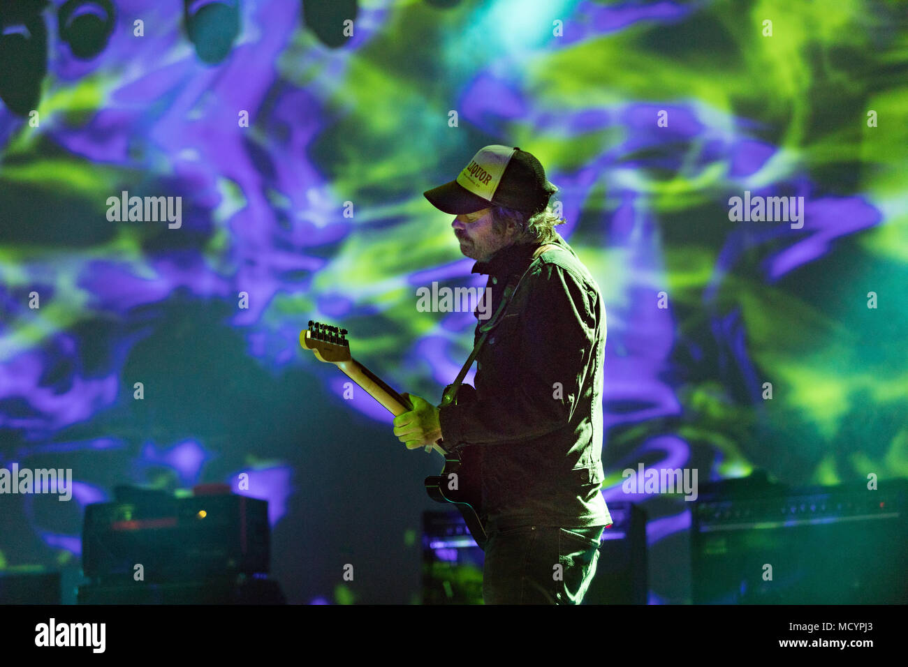 guitarist Neil Halstead from slowdive the end of the road festival 2017 ...