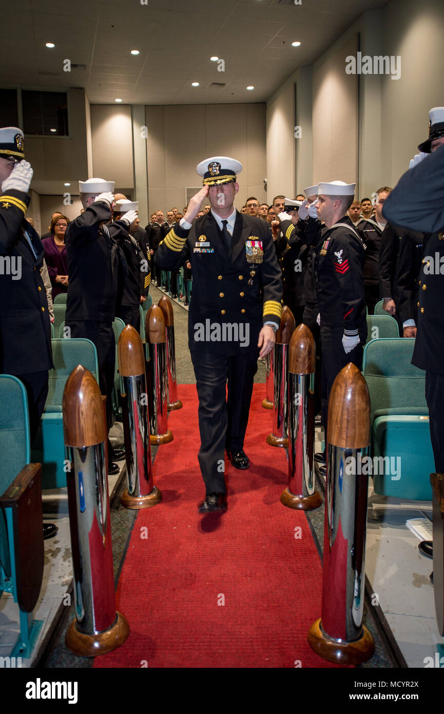 Capt. David Soldow, from San Francisco, California receives honors from ...