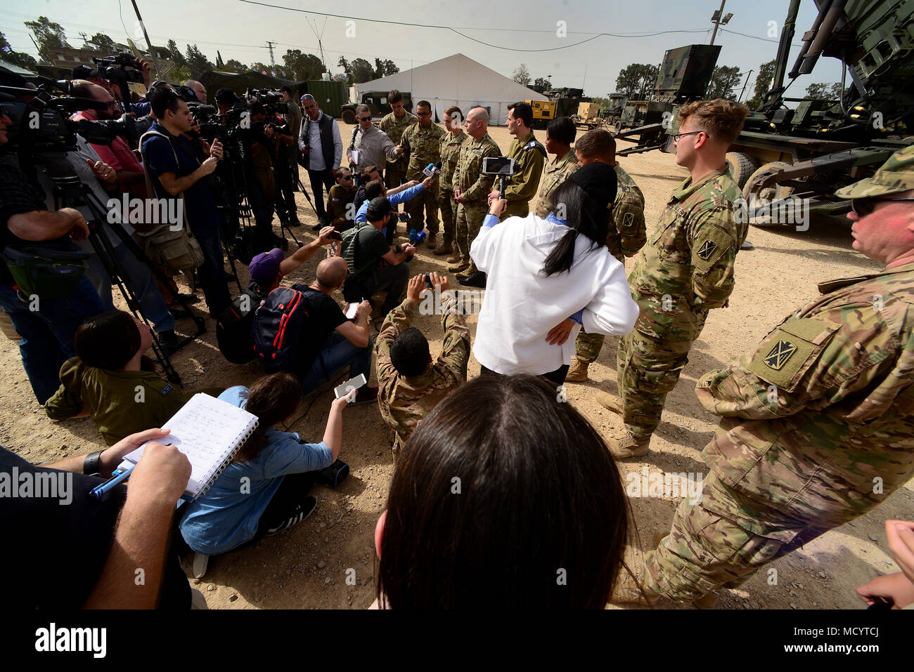 U.S. Army Col. David Shank, 10th Army Air & Missile Defense commander ...