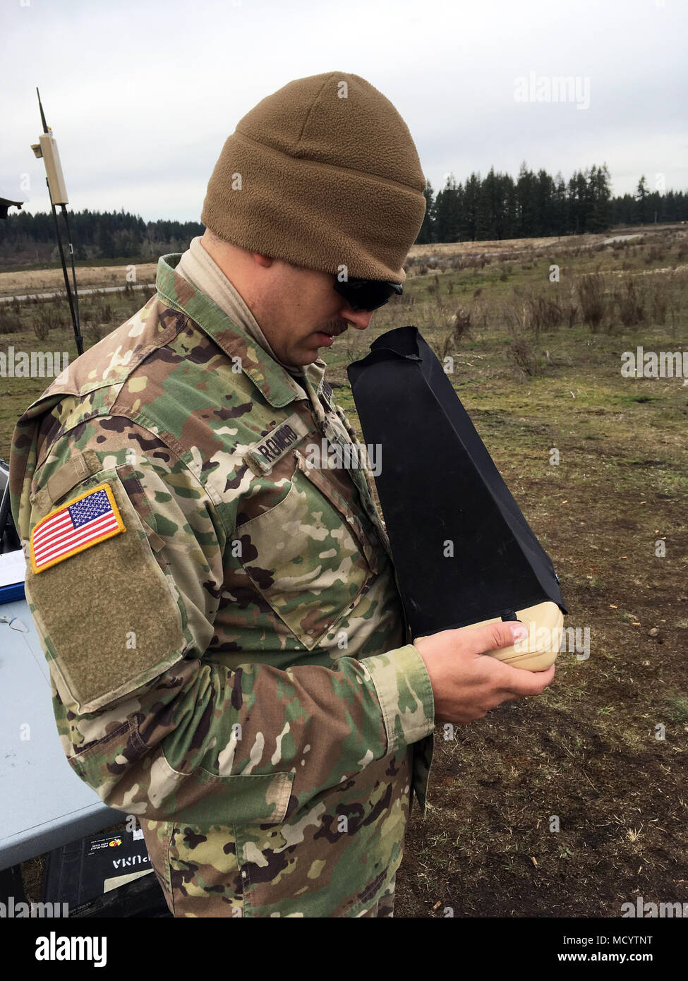 Sgt. John Romero, Bravo Troop, 1st Battalion, 303rd Cavalry Regiment ...