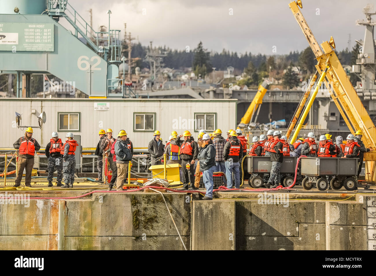 PUGET SOUND NAVAL SHIPYARD, Wash. (March 1,2018) PSNS & IMF on the ...