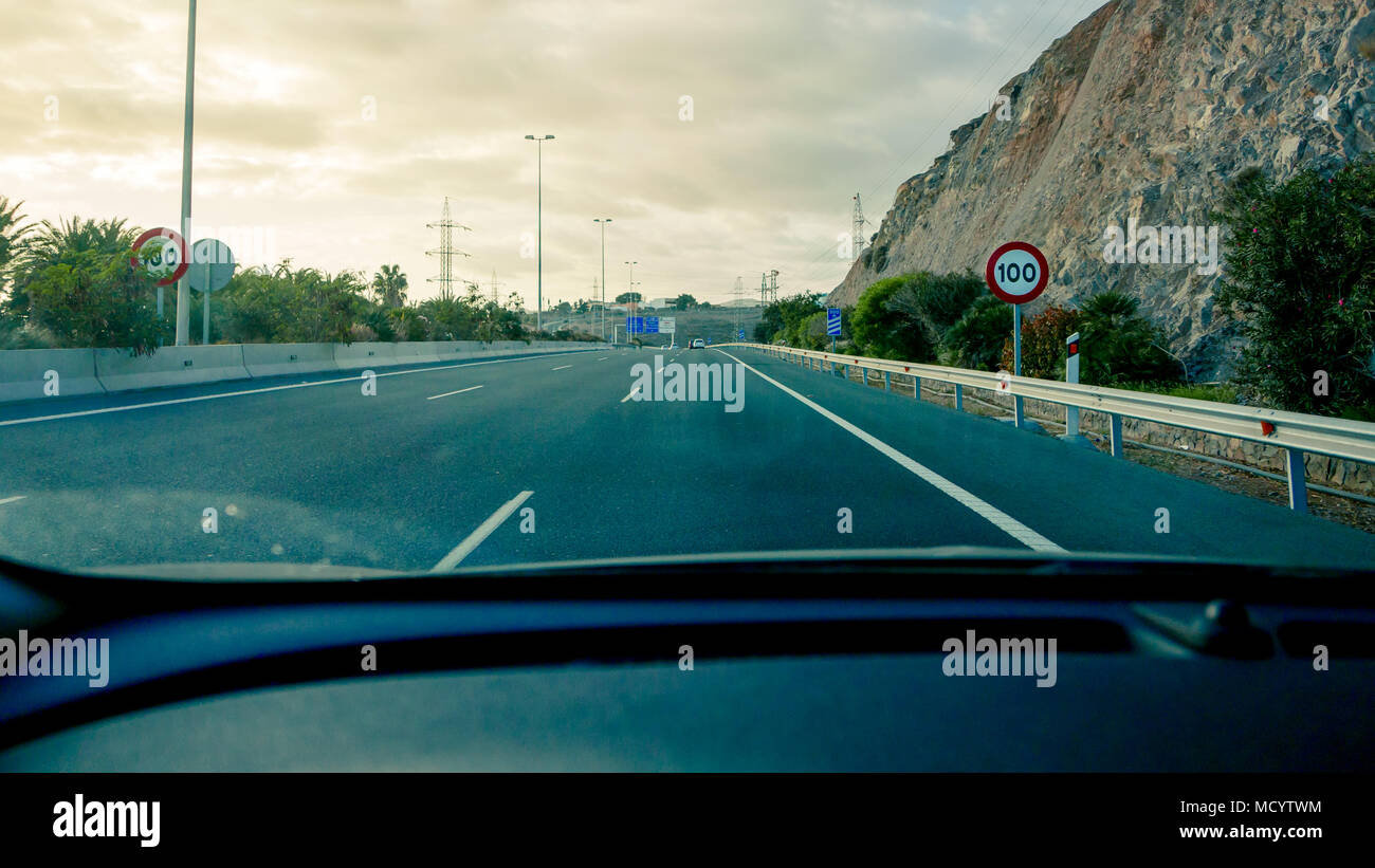 Road car cars speed limit transportation hi-res stock photography and ...
