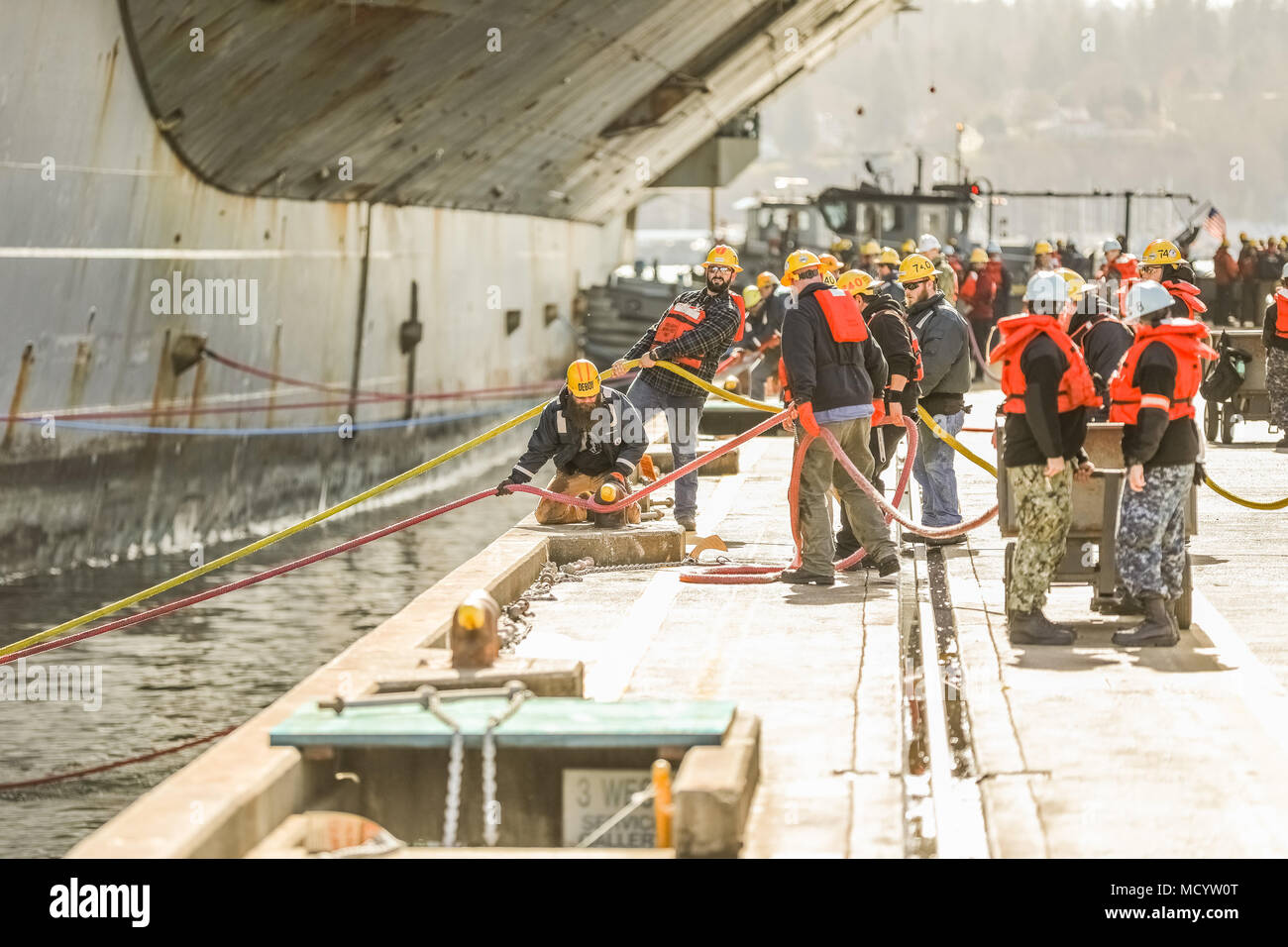 PUGET SOUND NAVAL SHIPYARD, Wash. (March 1,2018) PSNS & IMF on the ...