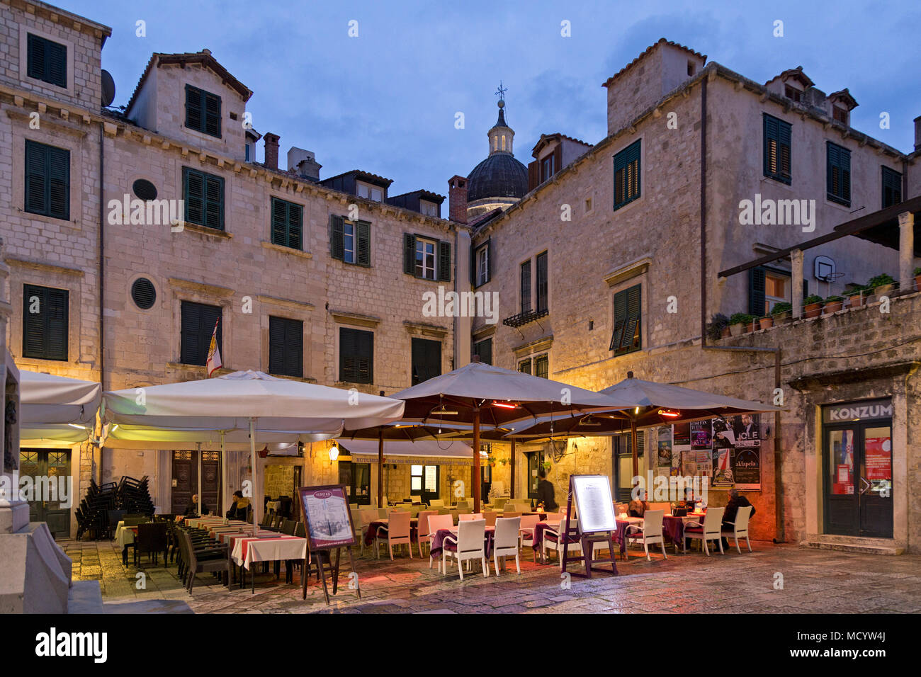 Gundulic Square Dubrovnik High Resolution Stock Photography and Images ...