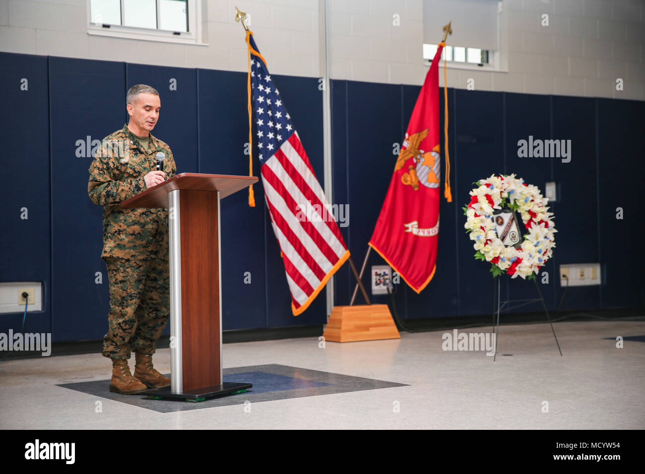U.S. Marine Corps Col. Michael C. Taylor, commanding officer, Marine ...