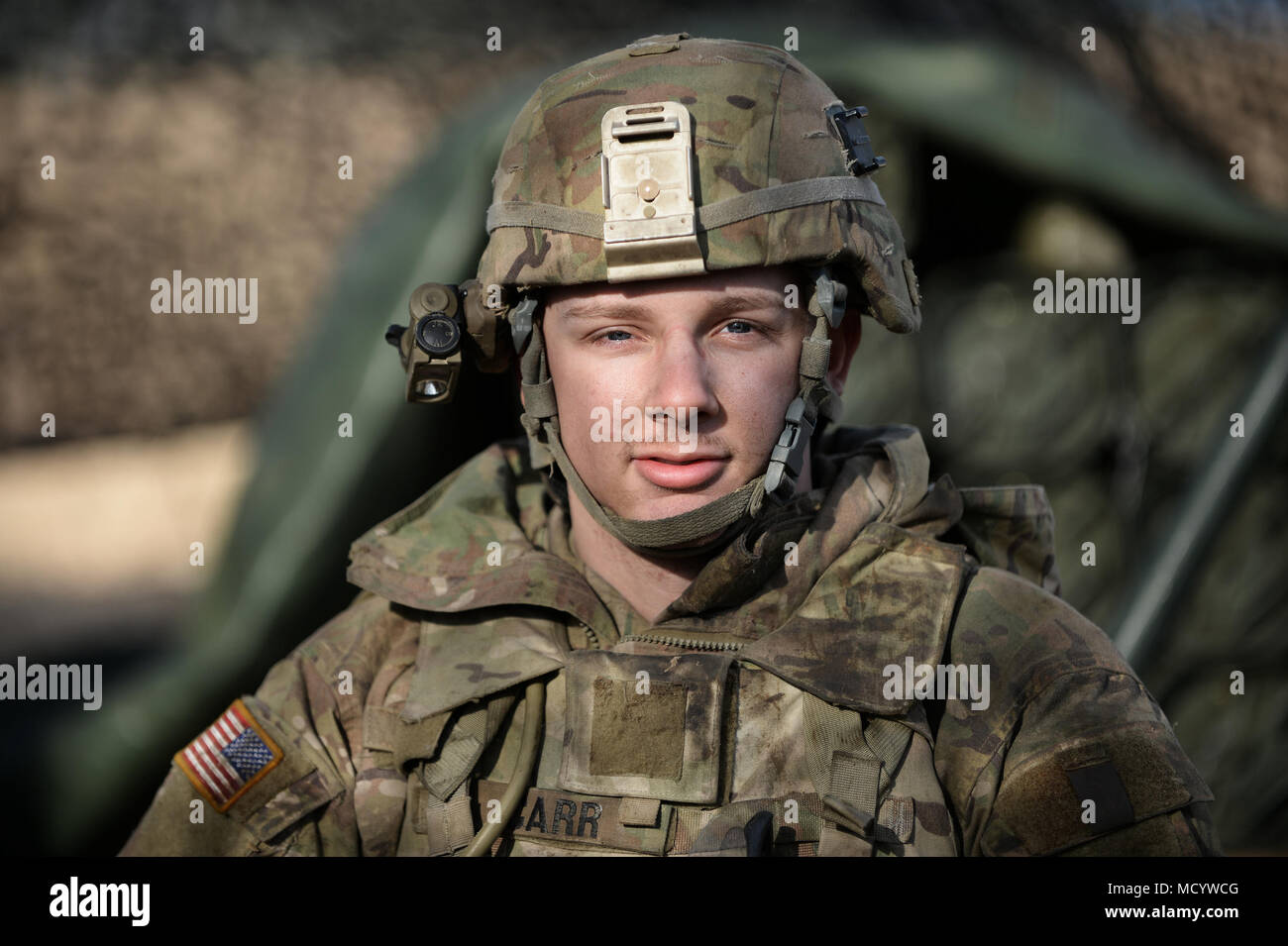 US Army gunners from Archer Battery, 2nd platoon, 4th section, Field ...
