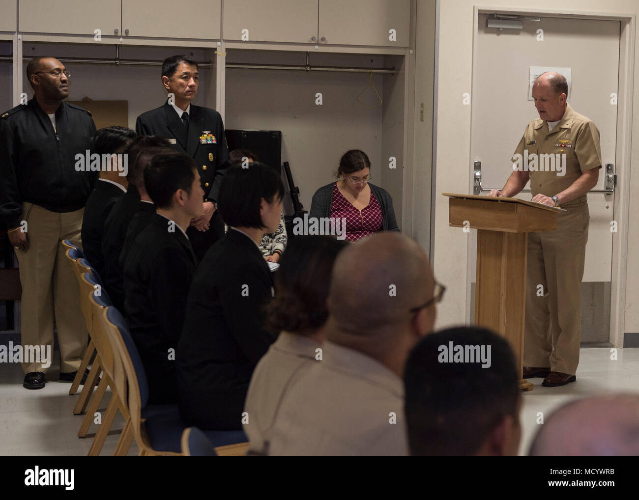 180307-N-LG762-109 YOKOSUKA, Japan (Mar. 7, 2018) Rear Adm. Gregory ...