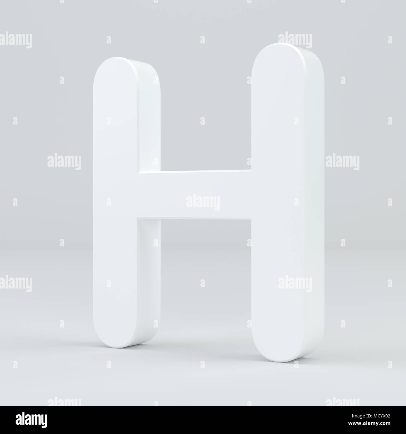 White Letter H