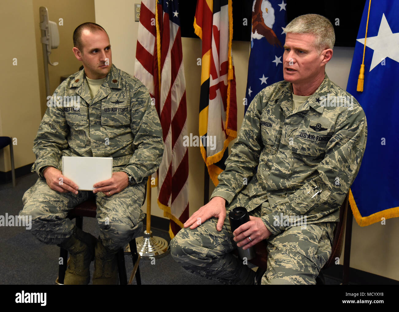 Air Force Brig. Gen. Paul Johnson, 175th Wing commander, answers ...