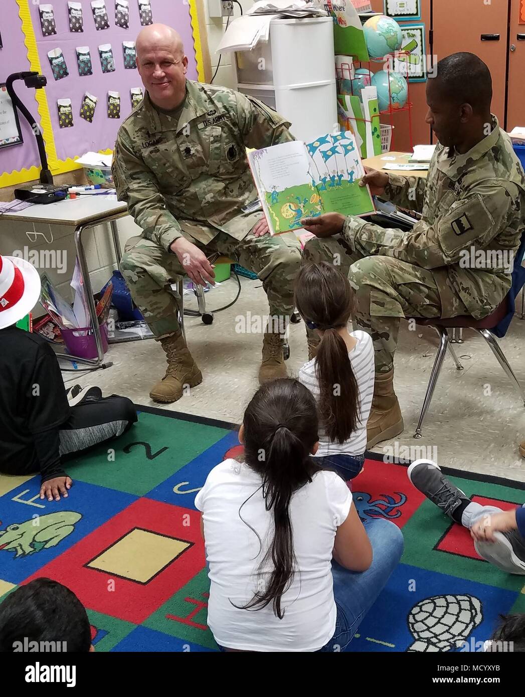(Right) Brig. Gen. Fletcher Washington, deputy commanding general of ...