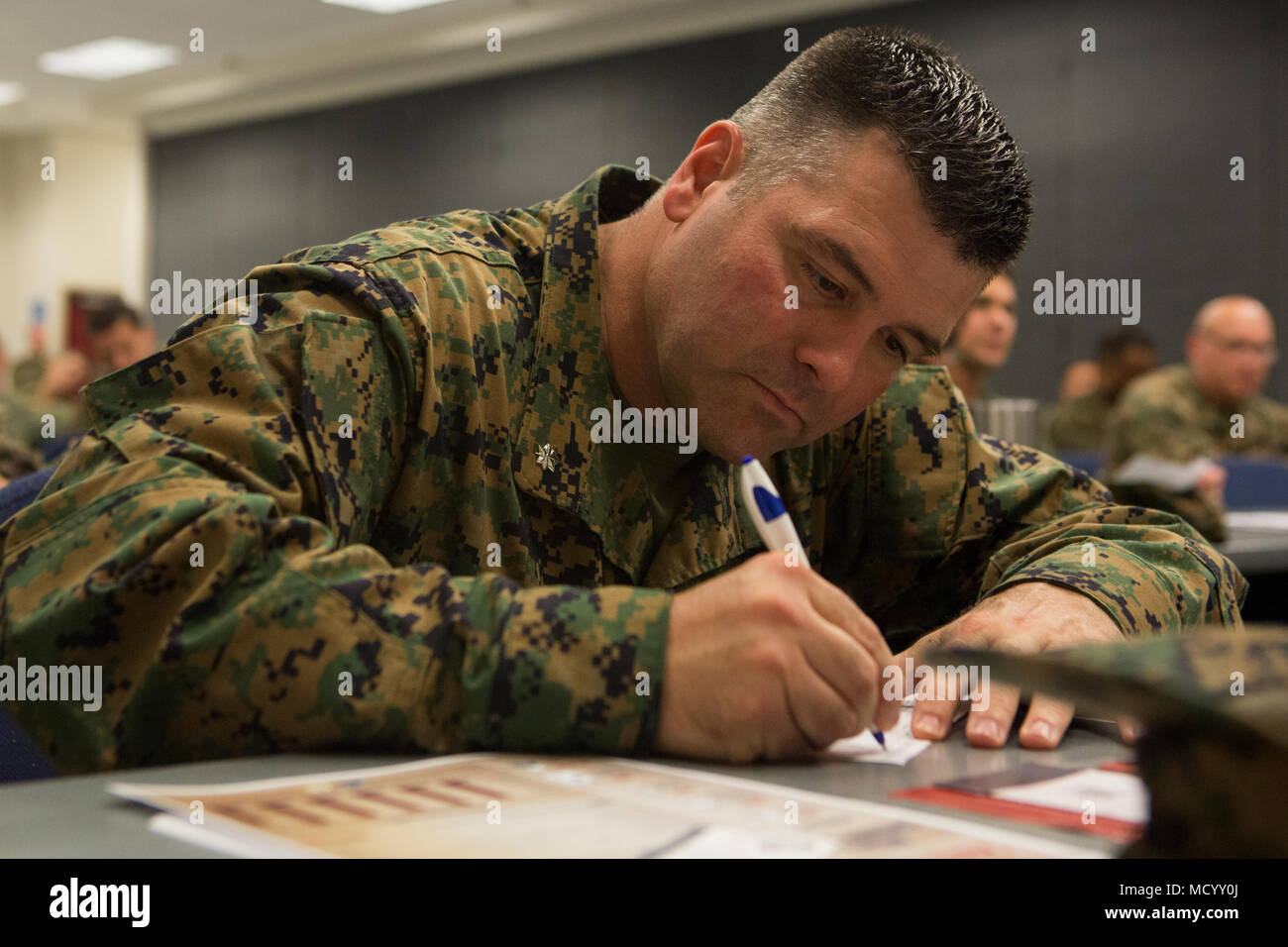 U.S. Marine Corps Ryan E. Shadle, commanding officer of Marine Wing ...