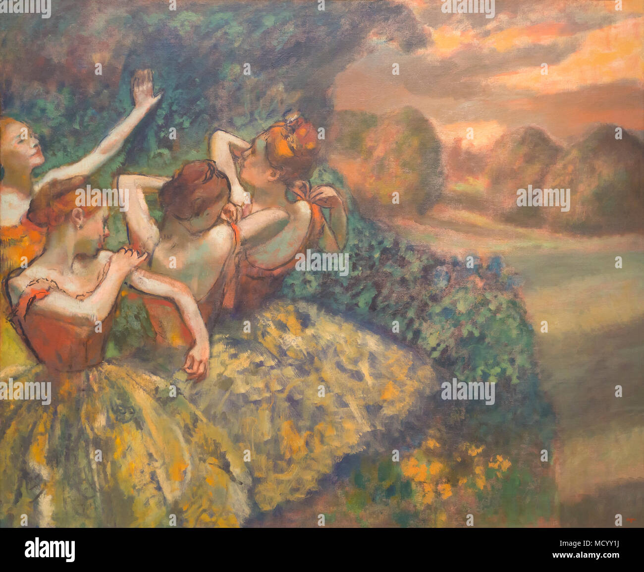 Four Dancers, Edgar Degas, circa 1899, National Gallery of Art ...