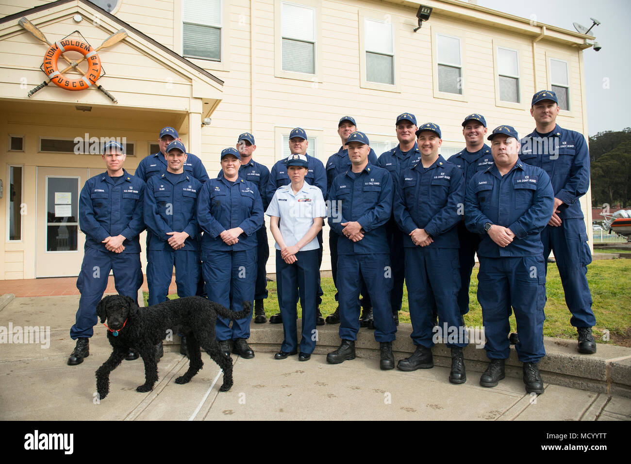 Petty Officer 1st Class Krystyna Duffy, a boatswain's mate at Coast ...
