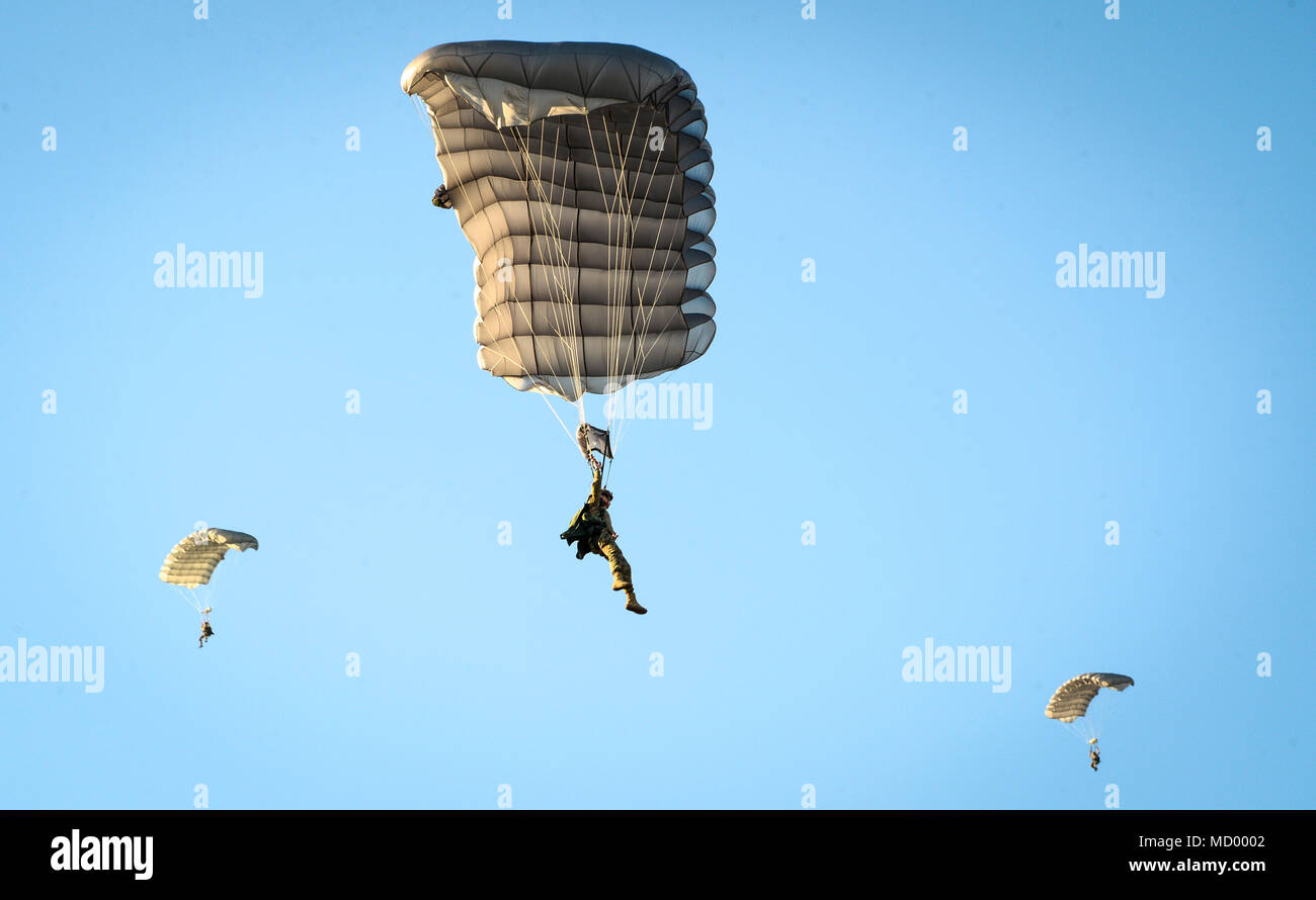 Special Tactics Airmen from the 24th Special Operations Wing perform a ...