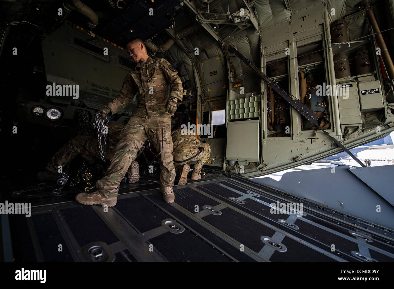 MC-130J Commando II loadmasters, assigned to the 9th Special Operations ...