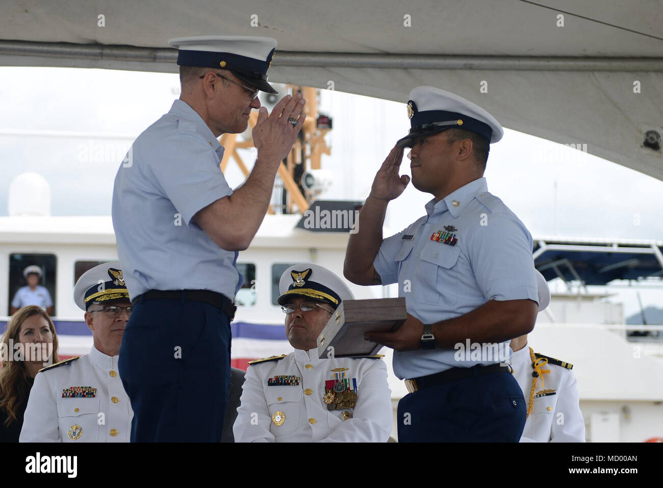 Master Chief Petty Officer Mark Pearson, command master chief, U.S ...