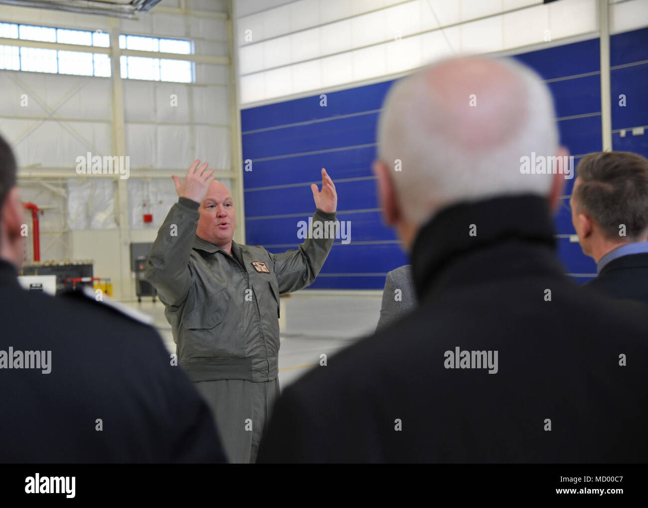 OAK HARBOR, Wash. (Mar. 8, 2018) — Command Master Chief Todd Strebin ...