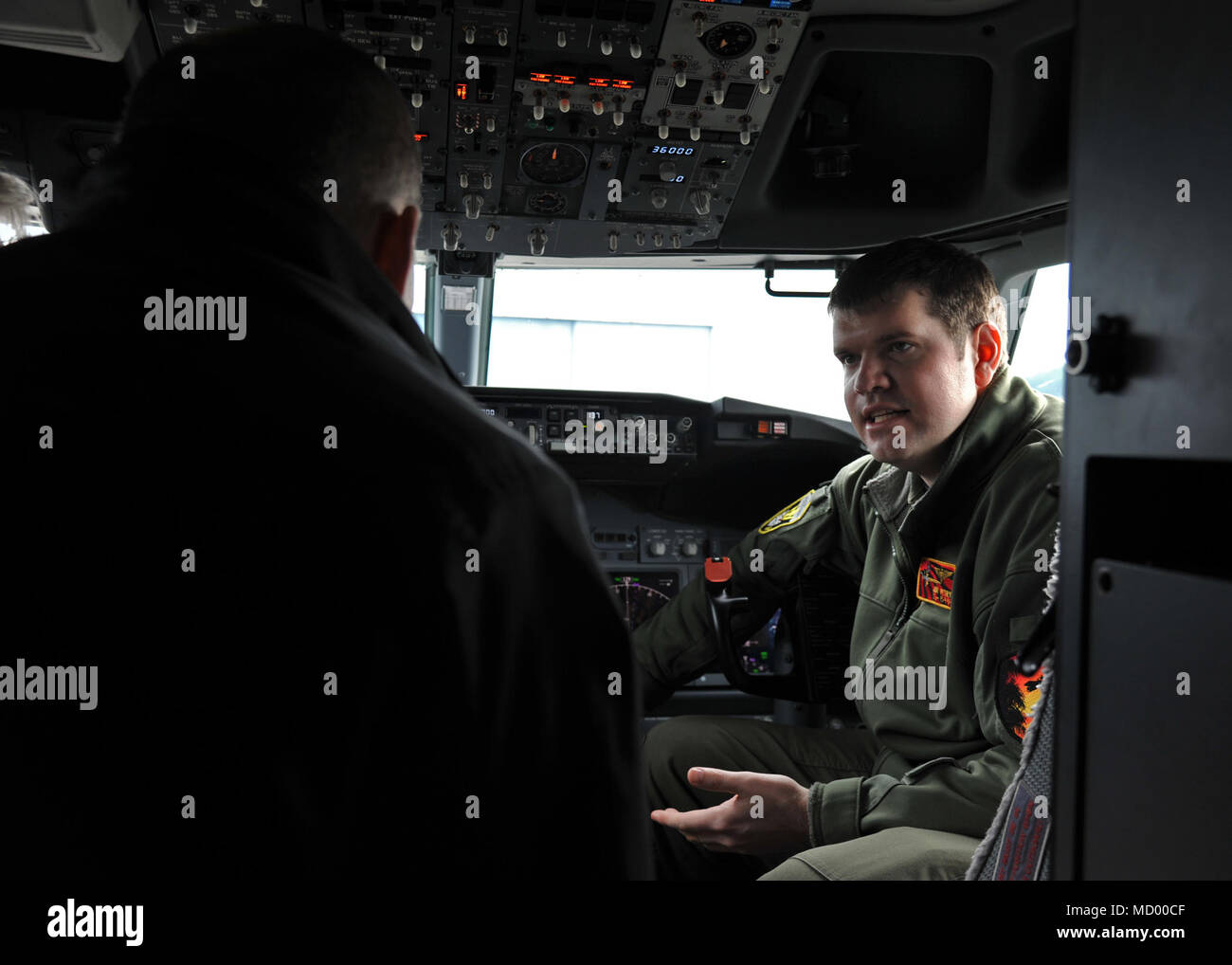 OAK HARBOR, Wash. (Mar. 8, 2018) — Lt. Joseph Petry, attached to Patrol ...