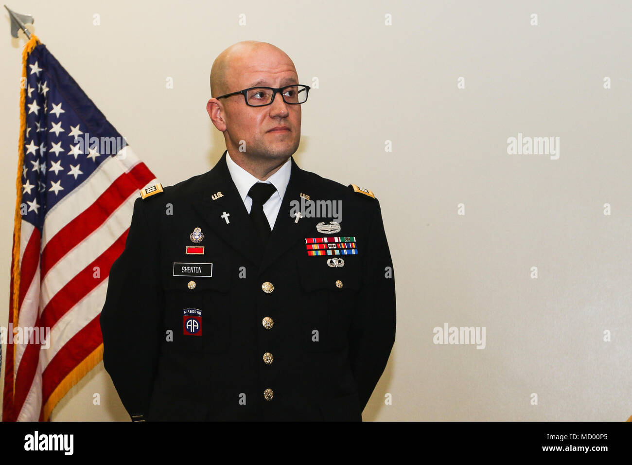 U.S. Army Chaplain (Maj.) Matthew Shenton from Shippensburg, Pa ...