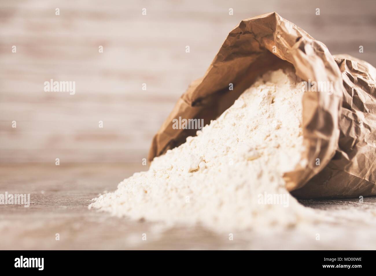 Bag of flour Stock Photo - Alamy
