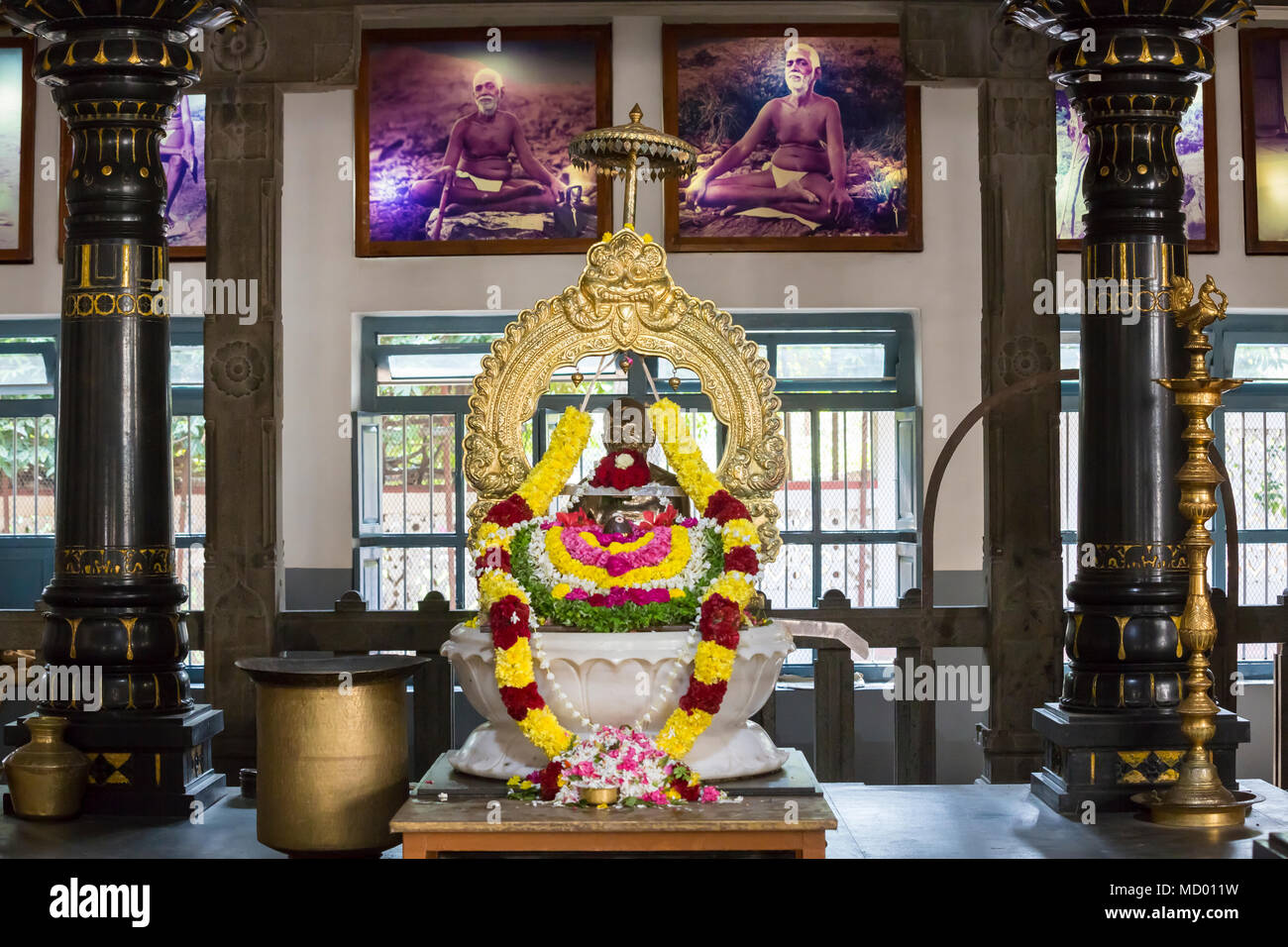 Ashram of Sri Ramana Maharshi, Tiruvannamalai, Tamil Nadu, India ...