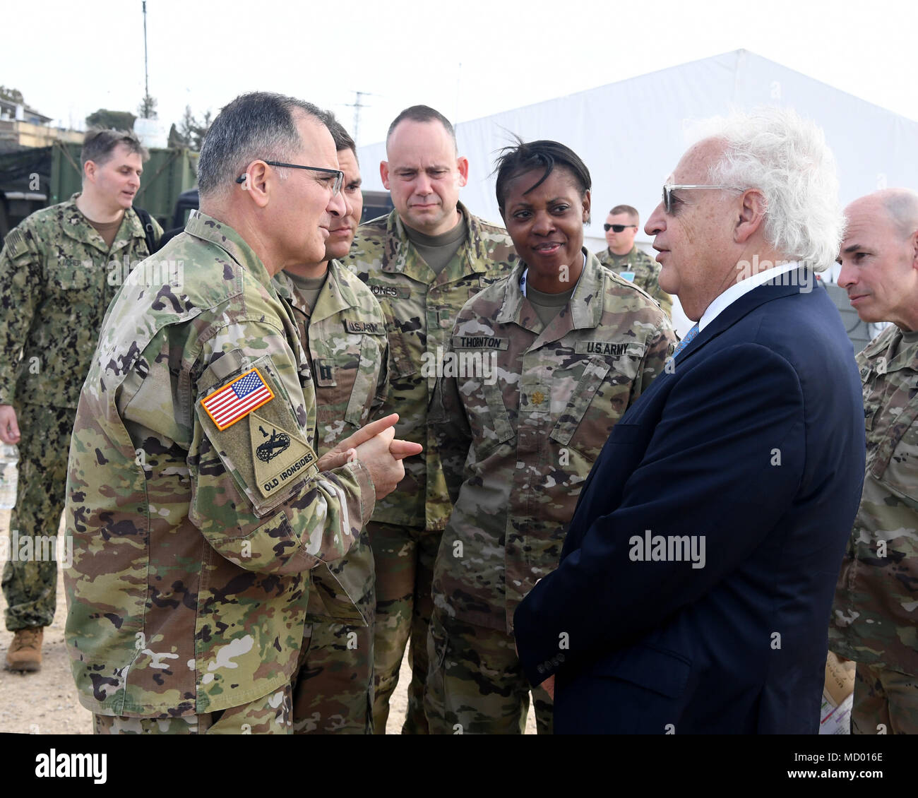 U.S. Ambassador to Israel David Friedman, commander for U.S. European ...