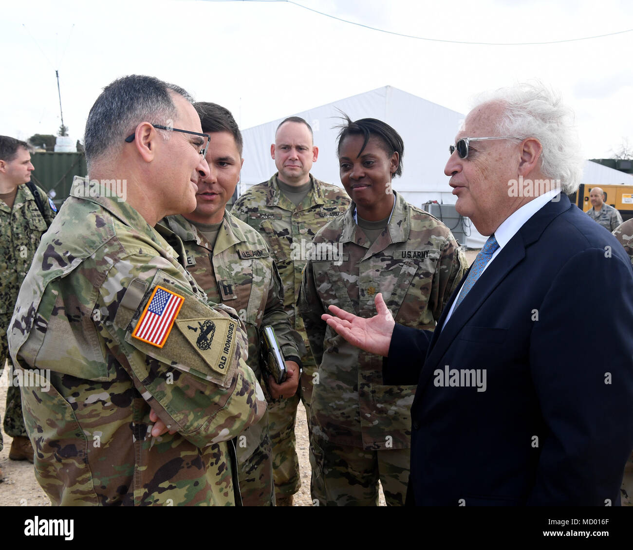 U.S. Ambassador to Israel David Friedman, commander for U.S. European ...