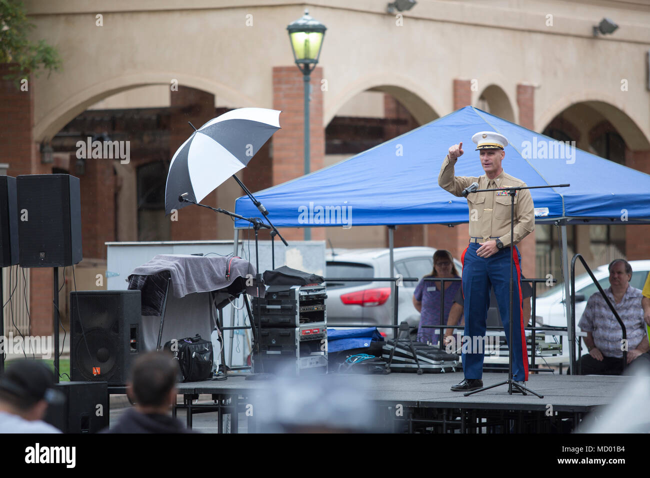 U.S. Marine Corps Col. David A. Suggs, the commanding officer of Marine ...