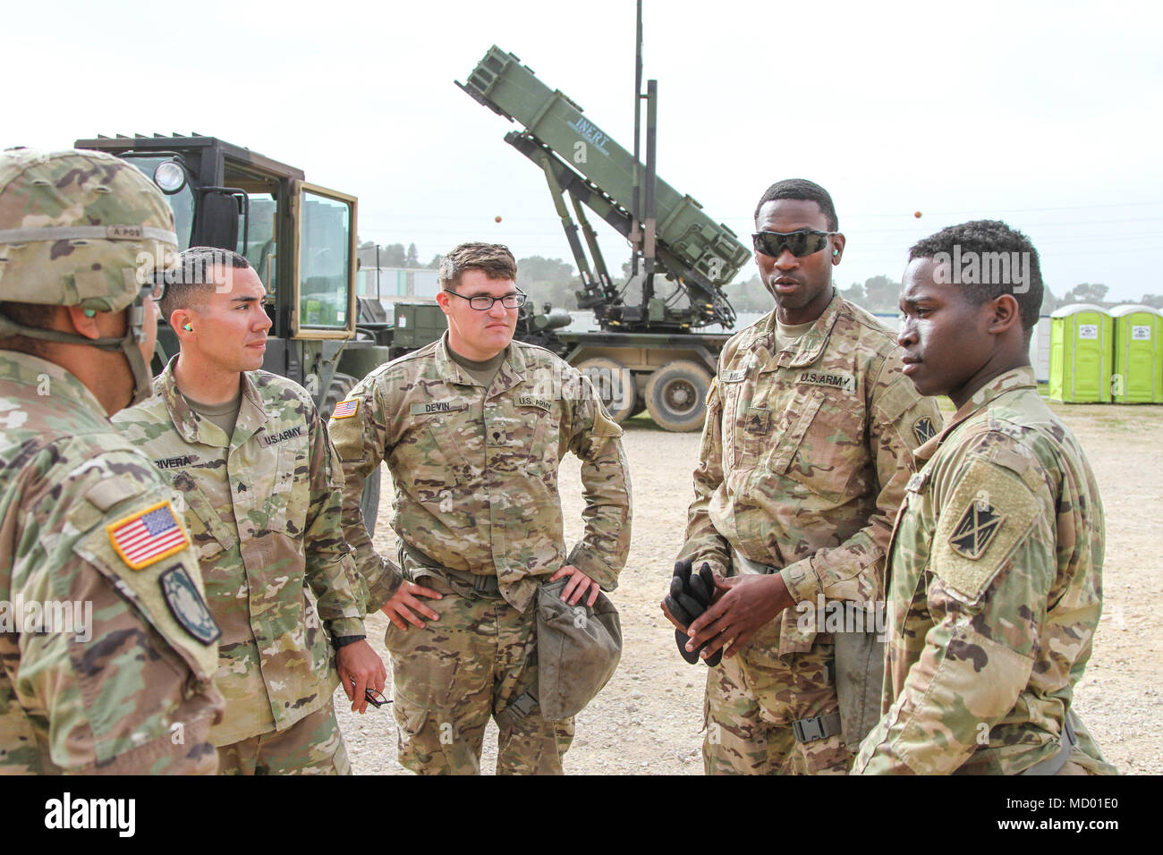 Air Defenders from Crew Two, Delta Battery, 5th Battalion Air Defense ...