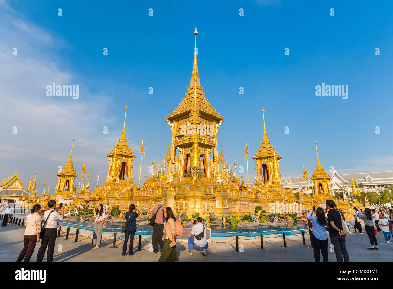 Bangkok, Thailand - December 25, 2017: Exhibition of King Rama IX Royal ...