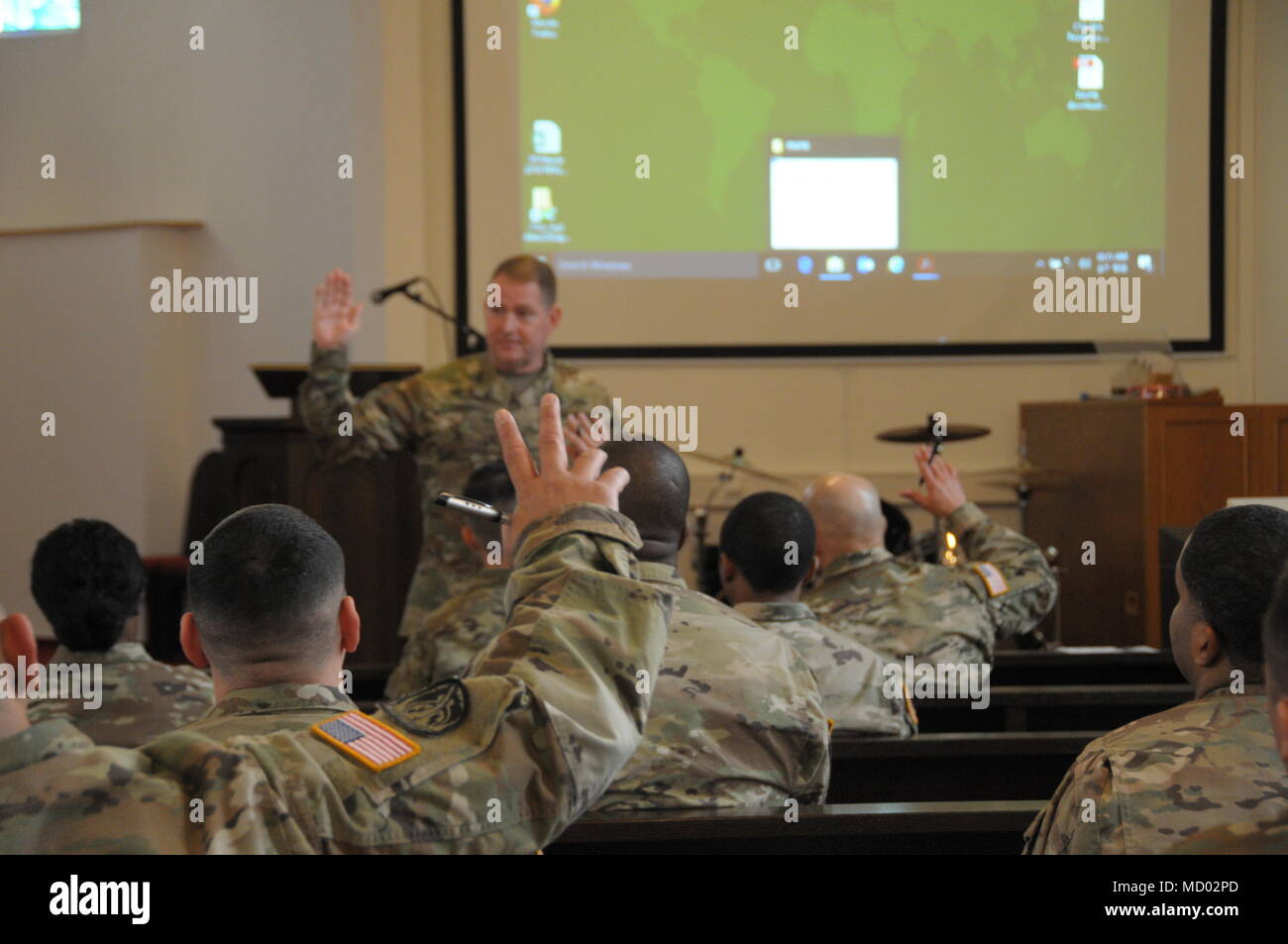 21st Theater Sustainment Command quartermasters participate in a ...